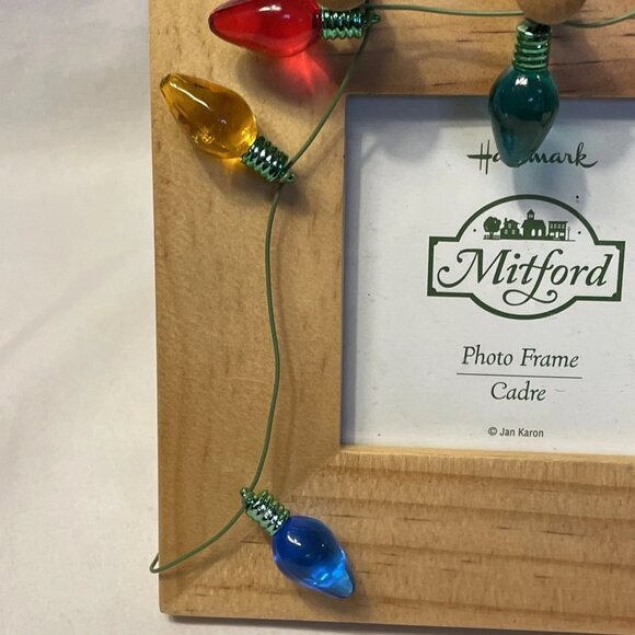 Hallmark | Accents | Hallmark Mitford 3d Christmas Lights Bulb Square ...